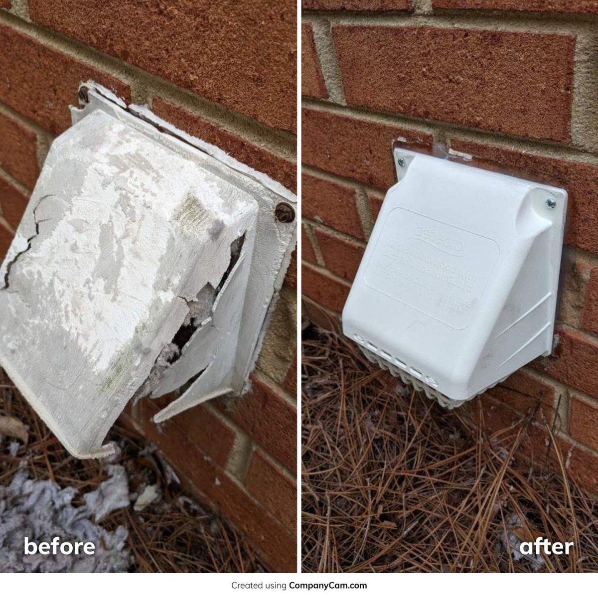 Exterior Vent Cover Replacements - Vent Busters Dryer Vent Cleaning ...